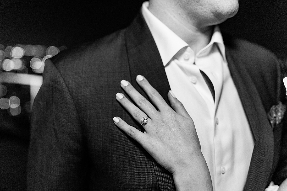 Surprise Nighttime Proposal on a Rooftop in Chicago - expeditionjoy.com